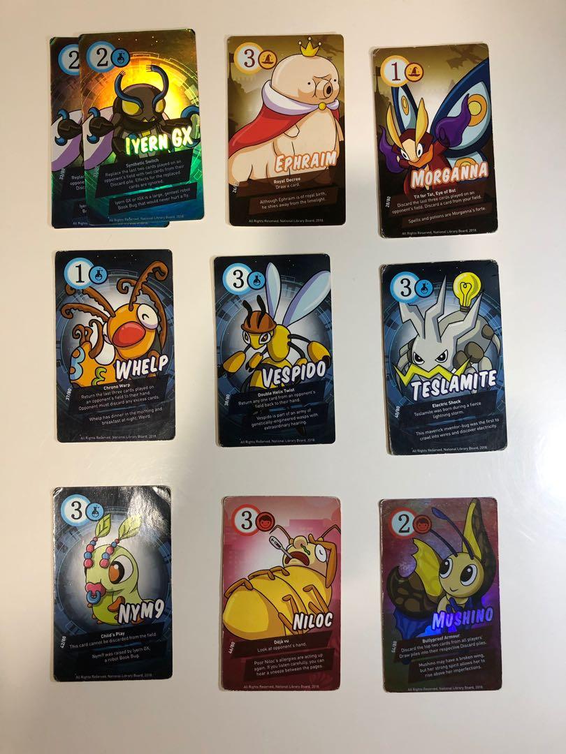 Book bugs card, Hobbies & Toys, Toys & Games on Carousell