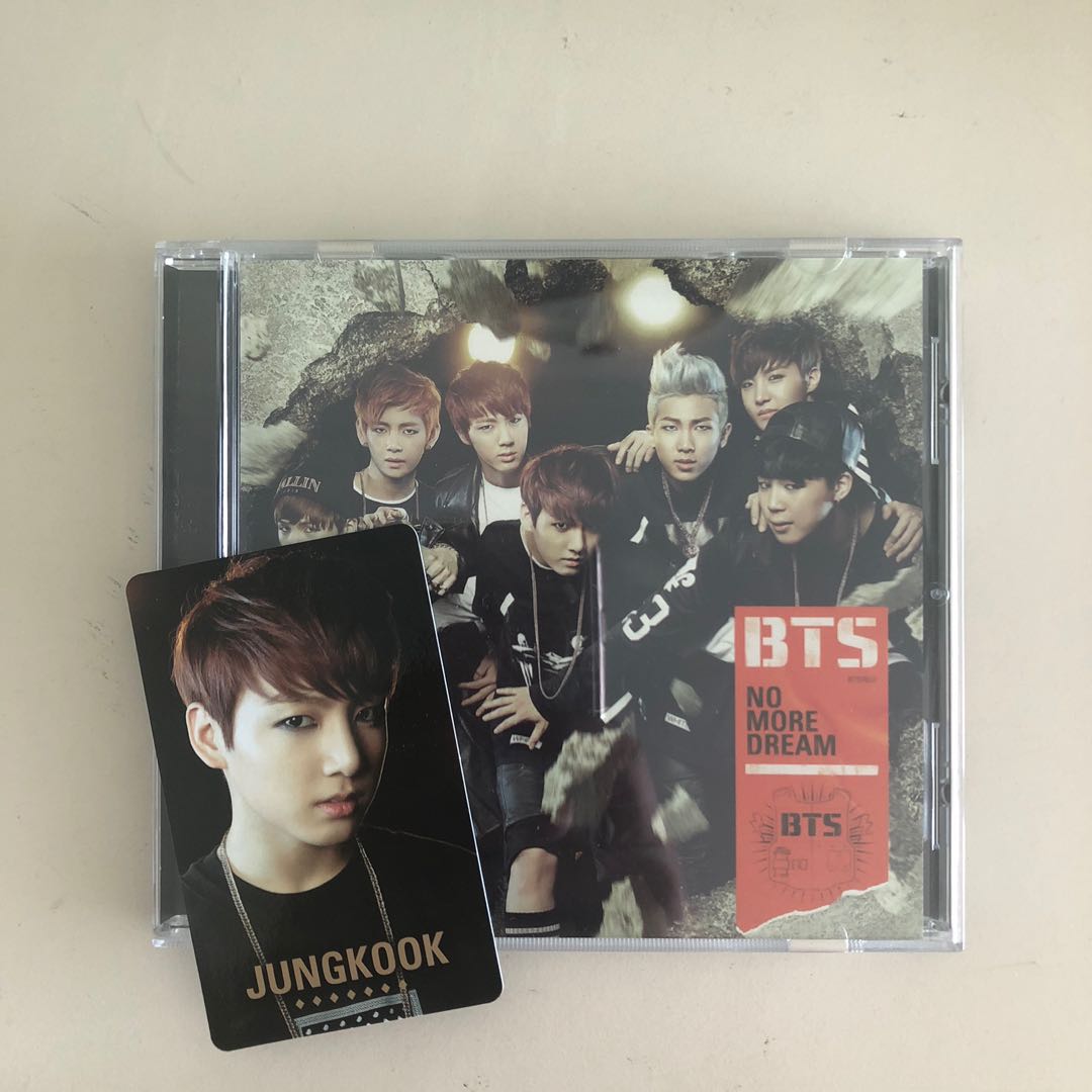BTS No More Dream Japan Album w/ Jungkook Photocard, Hobbies & Toys, Memorabilia & Collectibles ...