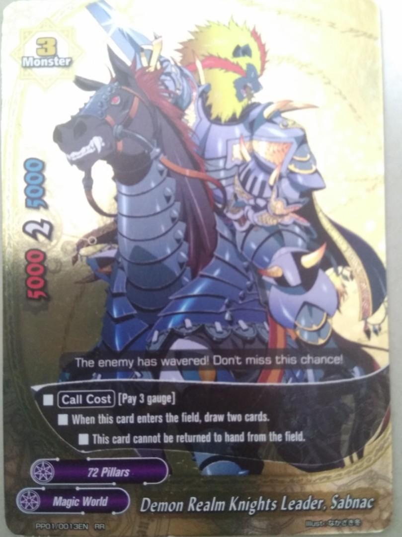 Buddyfight magic world rrr 72 pillars monster, Hobbies & Toys, Toys ...