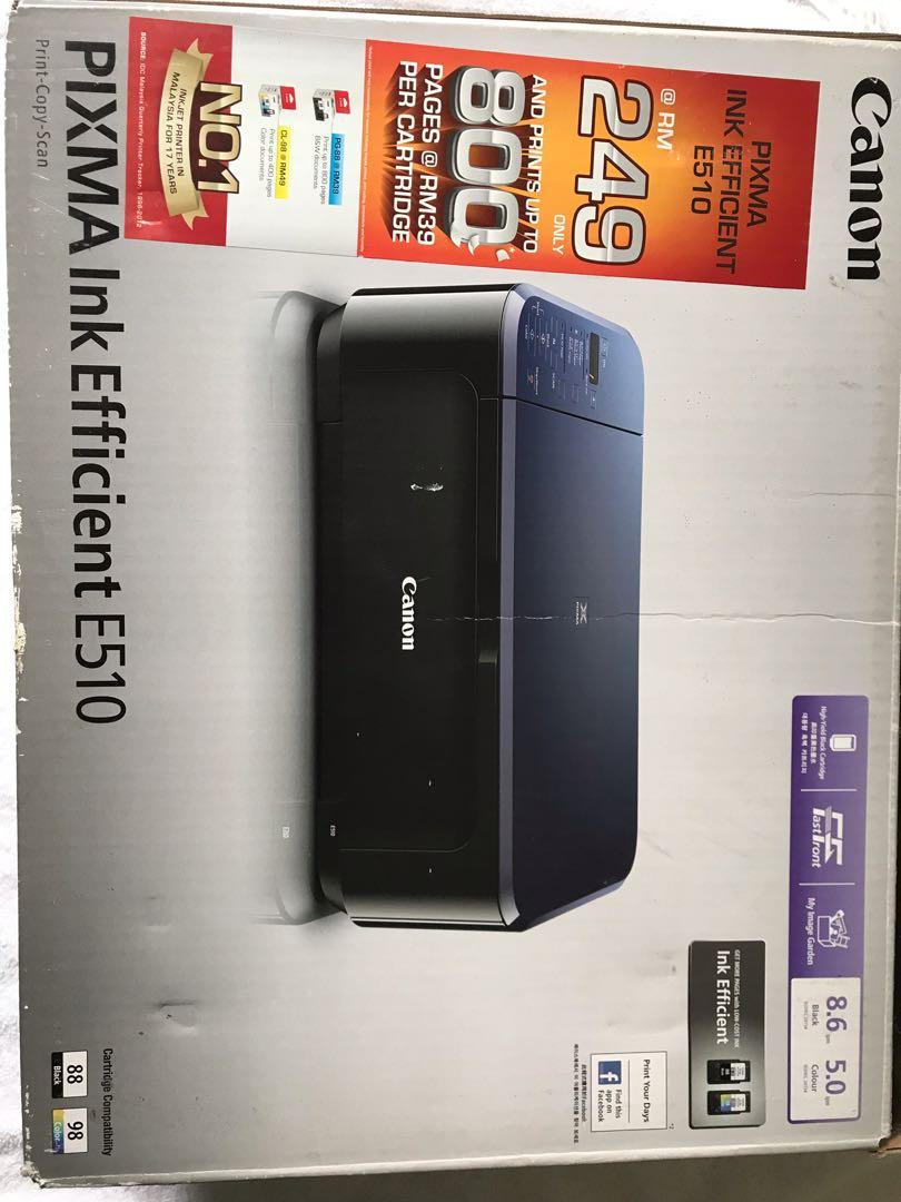 CANON PIXMA E510, Computers & Tech, Parts & Accessories, Computer Parts ...