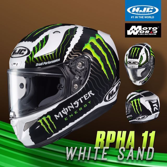 HJC RPHA 11 White Sand Camo, Motorcycles, Motorcycle Apparel on Carousell
