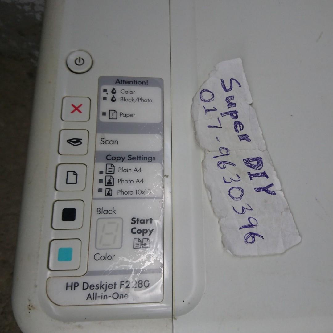 HP deskjet f2280 multifunction laser printer copy print scan all in one ...