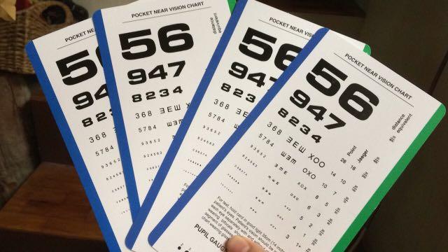 Jaeger Chart (Near Vision chart), Everything Else, Others on Carousell