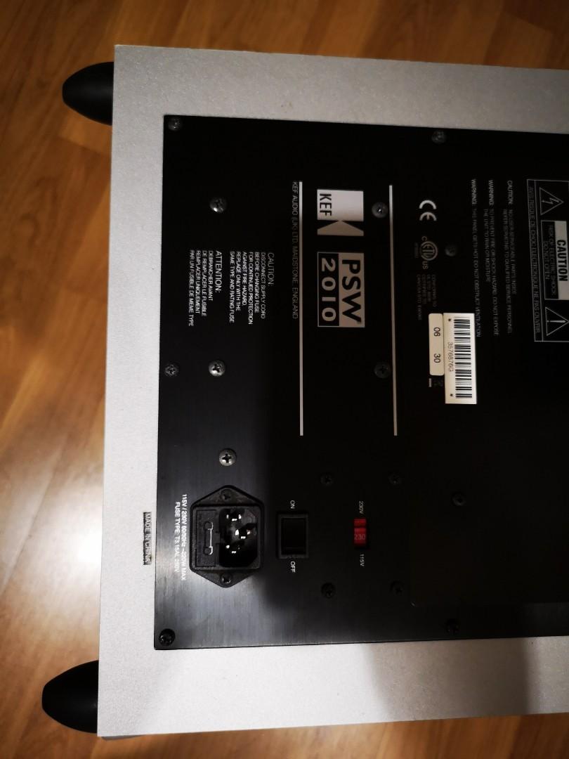 Kef PSW 2010 Subwoofer, Audio, Soundbars, Speakers & Amplifiers on ...