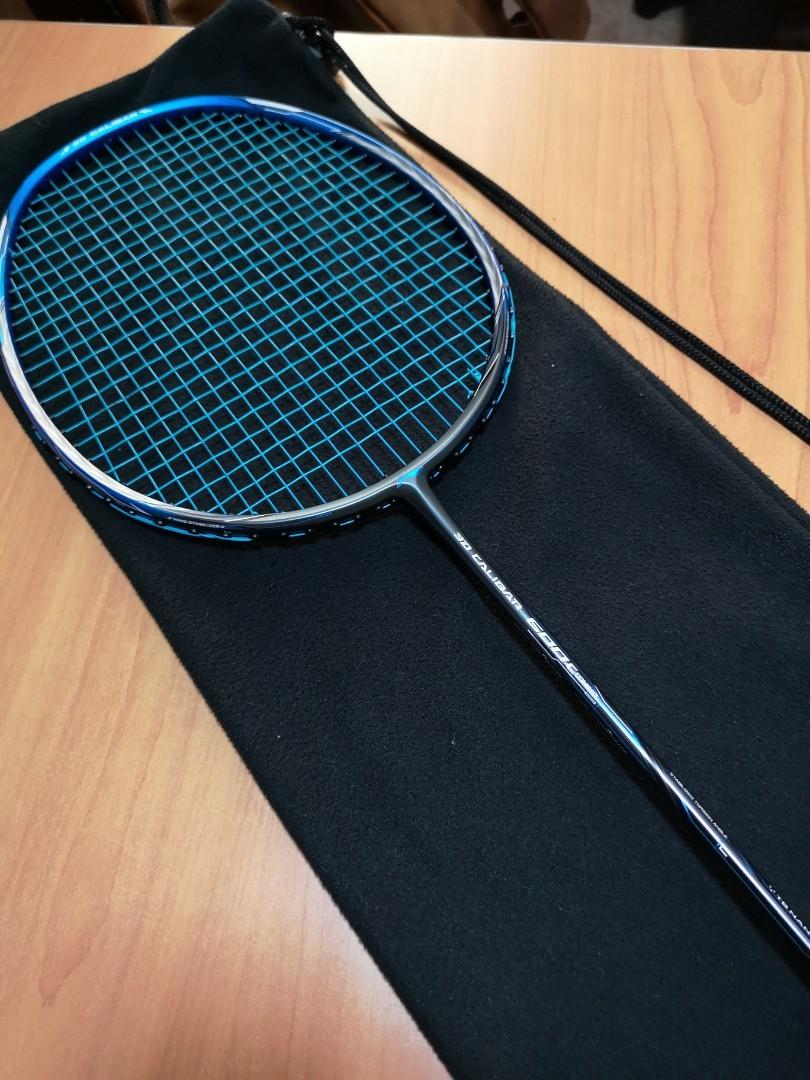 Li Ning Calibar 600c Combat Badminton Racket, Sports Equipment, Sports ...