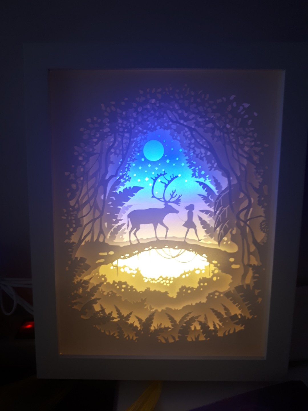 Lighted paper art, Hobbies & Toys, Stationery & Craft, Art & Prints on ...