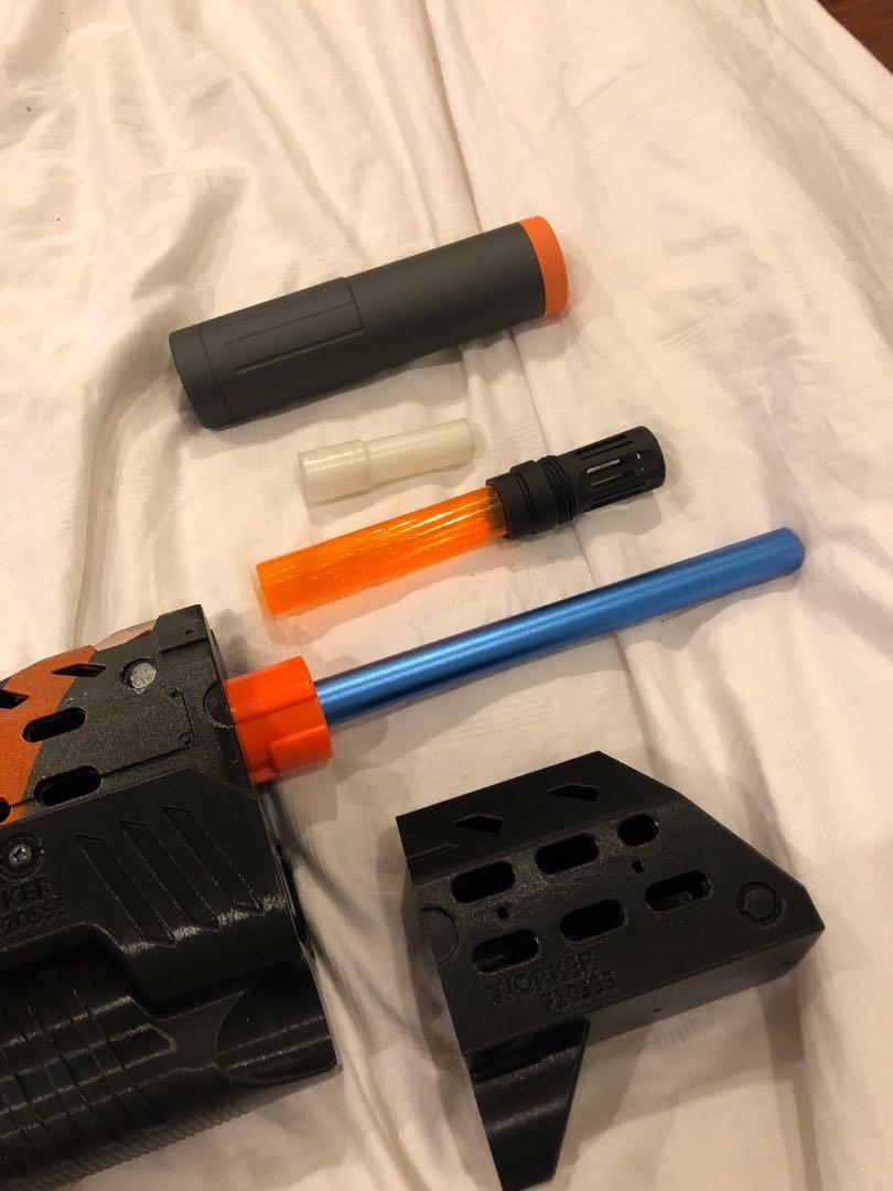 Modified Nerf Longshot cs-6 (not for kids/dangerous), Hobbies & Toys, Toys & Games on Carousell