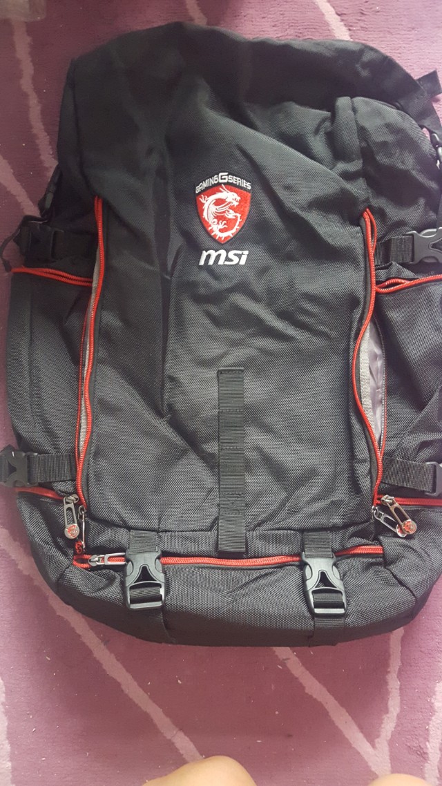 MSI laptop backpack, Computers & Tech, Parts & Accessories, Laptop Bags ...