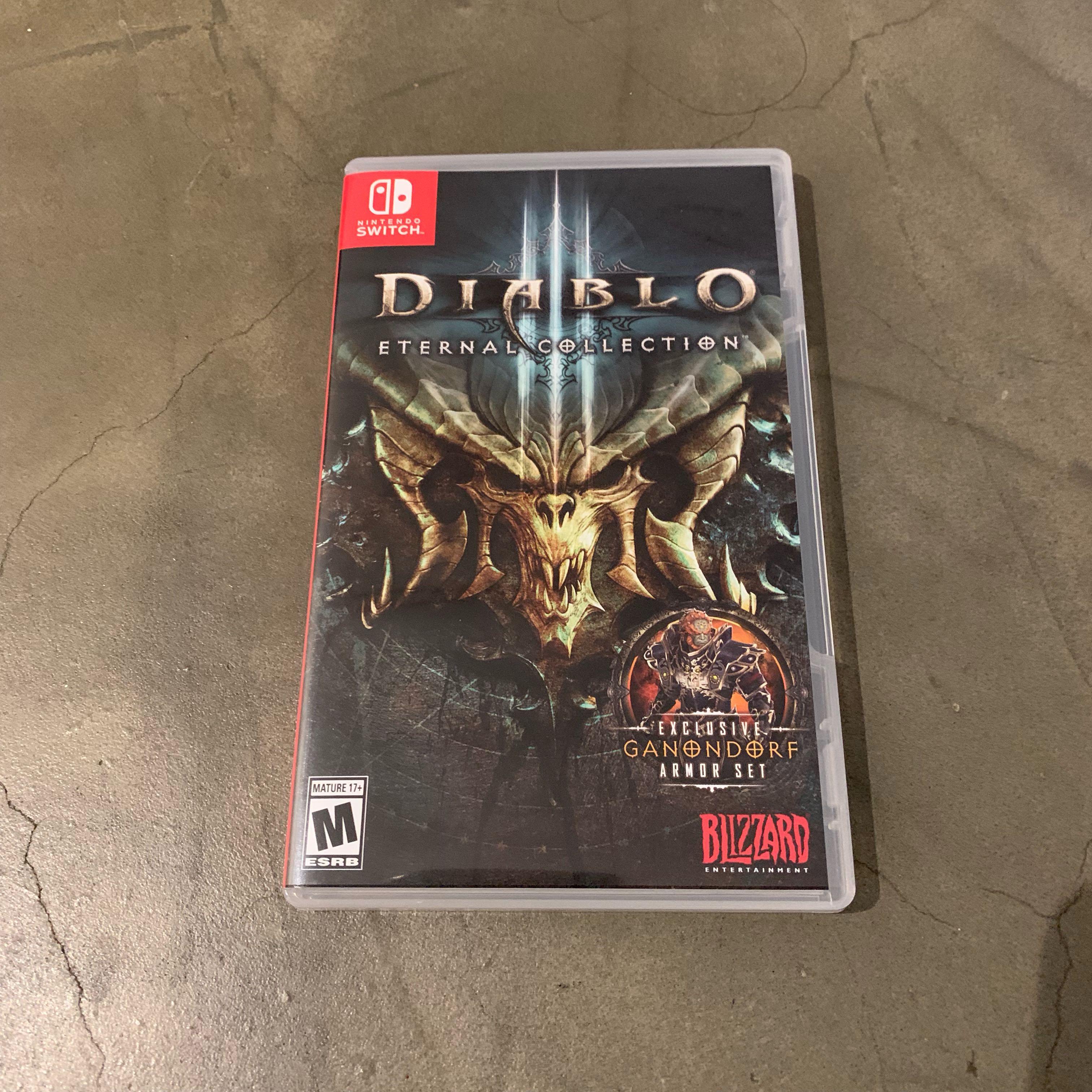 Nintendo Switch Diablo 3 Eternal Collection, Video Gaming, Video Games ...