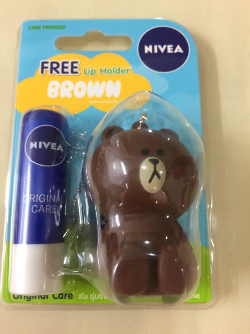 Nivea Lip Balm & Cute Holder, Beauty & Personal Care, Face, Makeup on ...