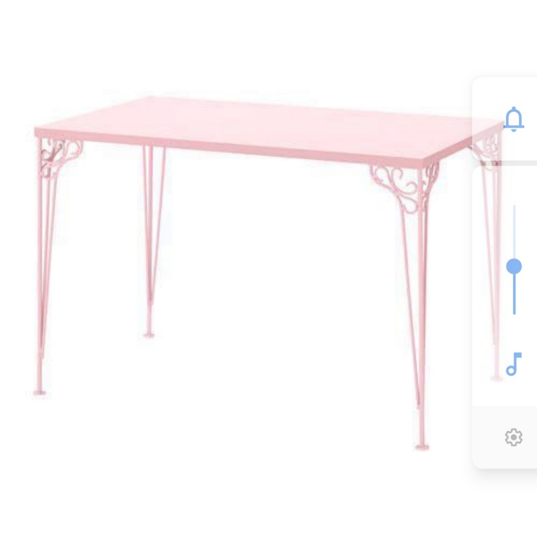 Pink study Table, Furniture & Home Living, Furniture, Tables & Sets on ...