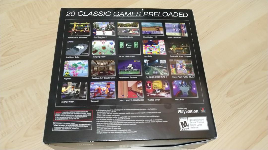 Playstation Classic Mini PS1, Video Gaming, Video Game Consoles ...