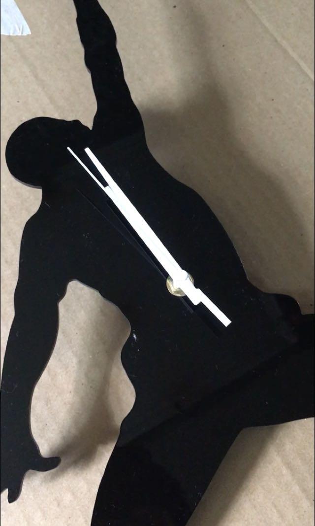 poshup Jordan Jumpman Wall Clock, Furniture & Home Living, Home Decor ...