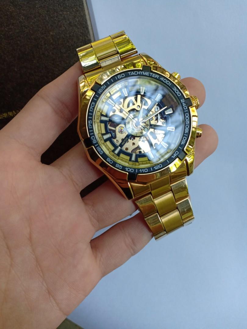 Quality Automatic Watch for Men (GOLD), Men's Fashion, Watches ...