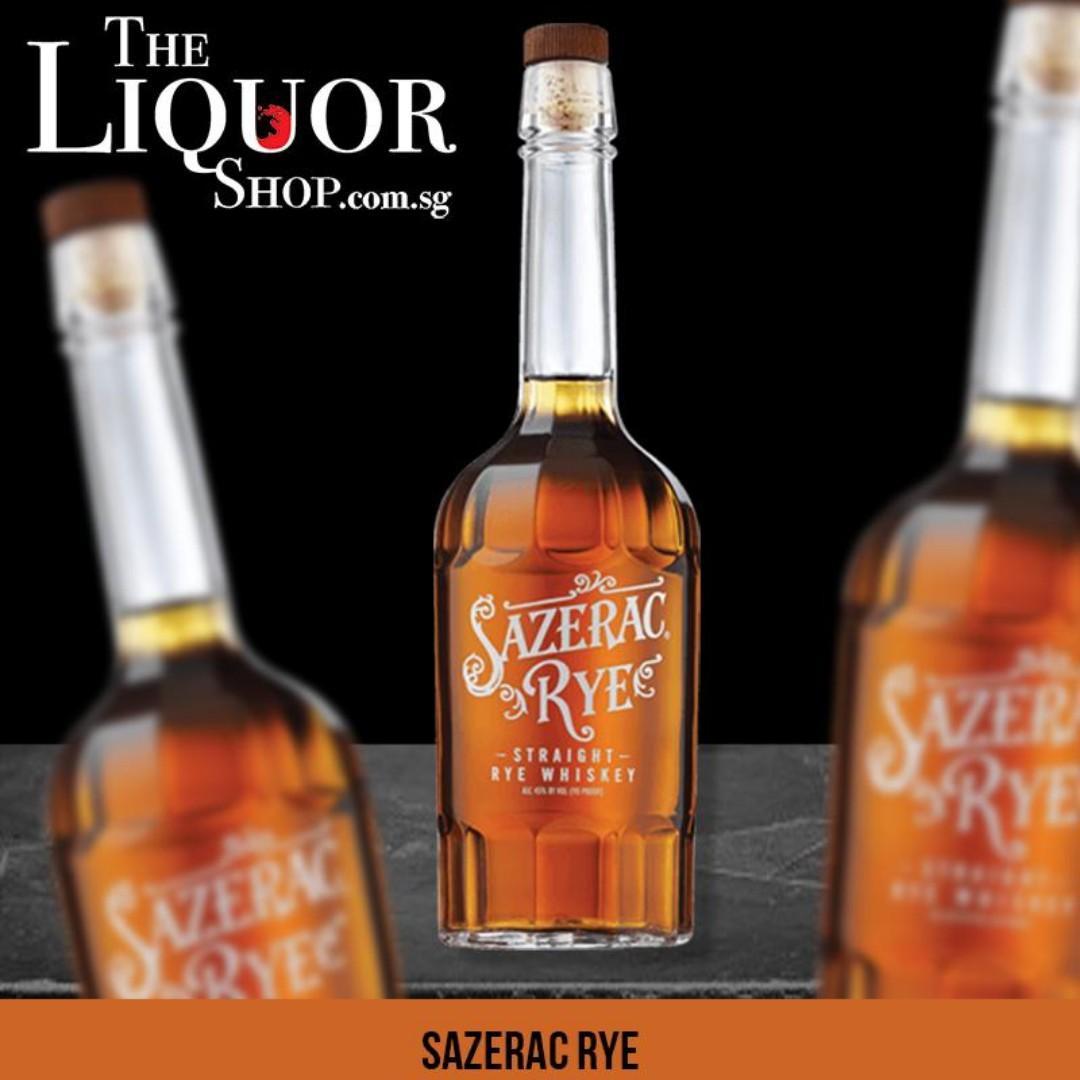 Sazerac Rye, Food & Drinks, Packaged & Instant Food on Carousell