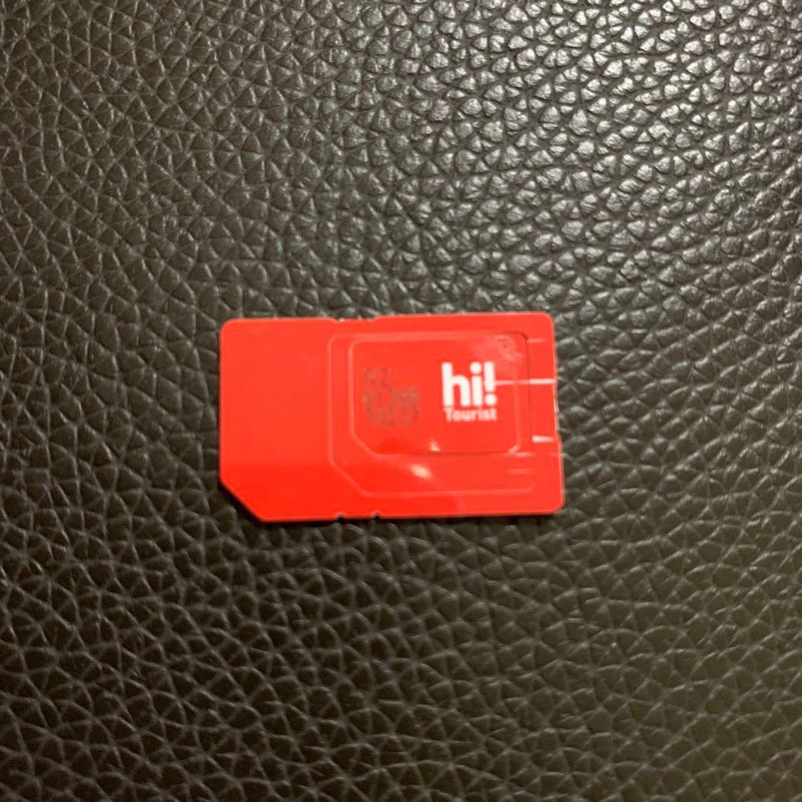 SingTel Hi! Tourist Sim Card, Everything Else on Carousell