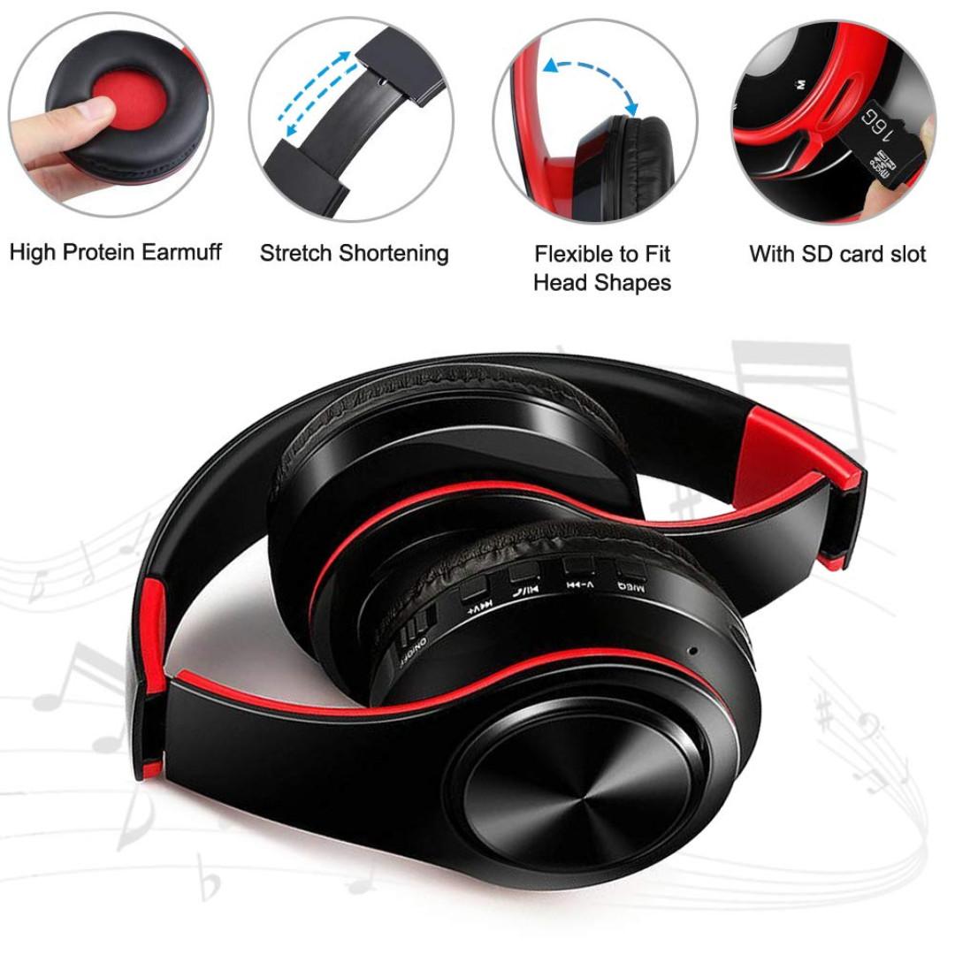 0133_Wireless Headset (Stereo Sound & Ultra Compact) - Black/Blue ...