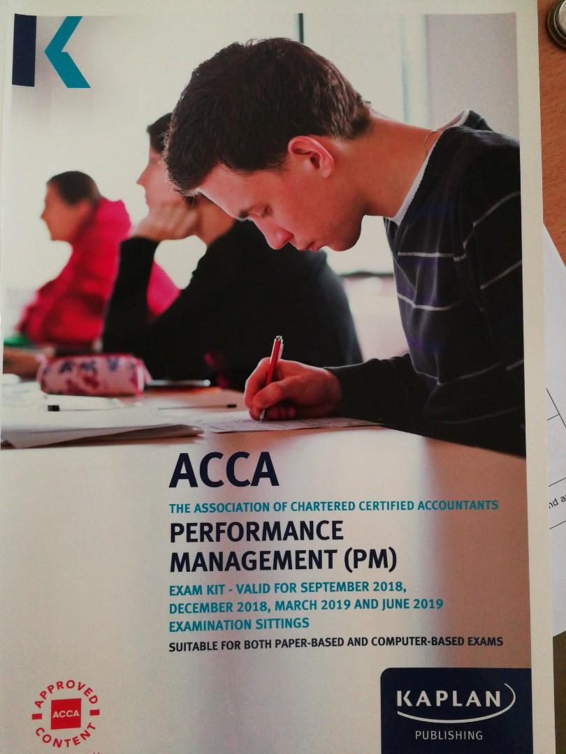 ACCA F5 /PM/ Performance Management Kaplan Exam Kit, Hobbies & Toys ...