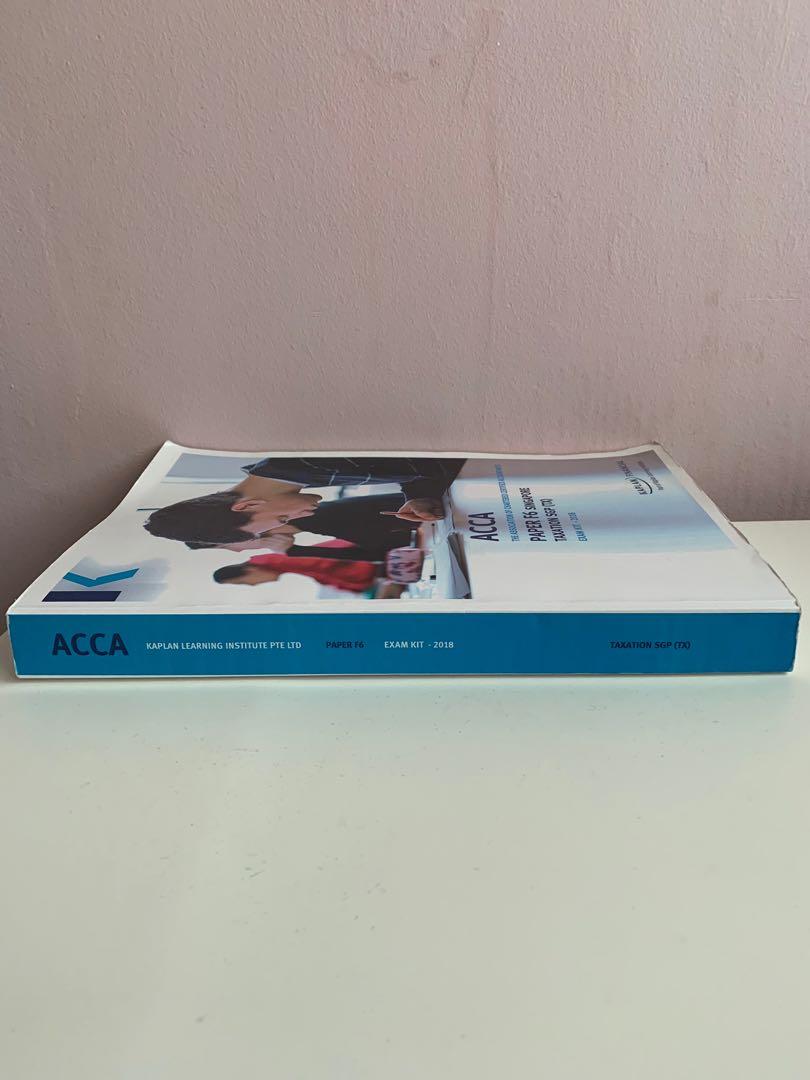 ACCA Tax-SGP (Exam kit), Hobbies & Toys, Books & Magazines, Assessment Books on Carousell