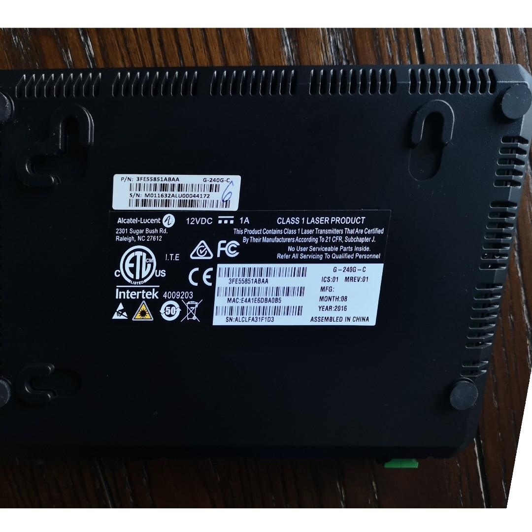 Alcatel-Lucent Optical Network Terminal for Singtel, Computers & Tech ...