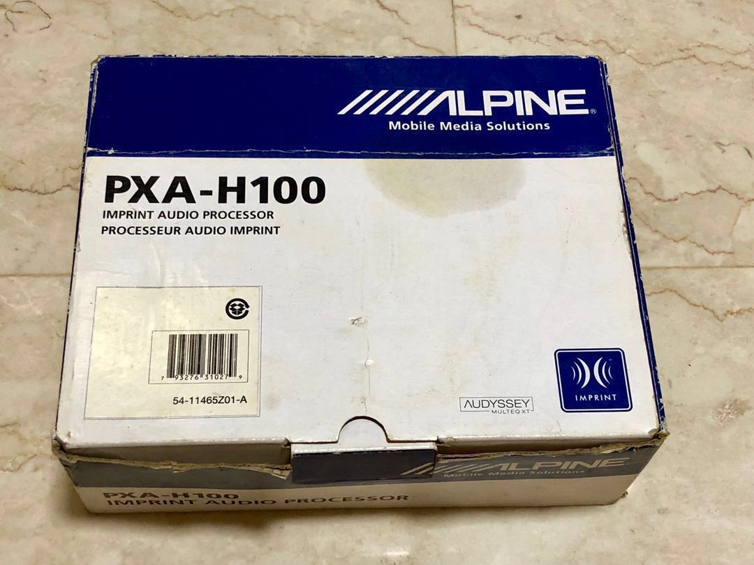 Alpine PXA-H100 Imprint Audio Processor with KTX-H100 Imprint Sound ...