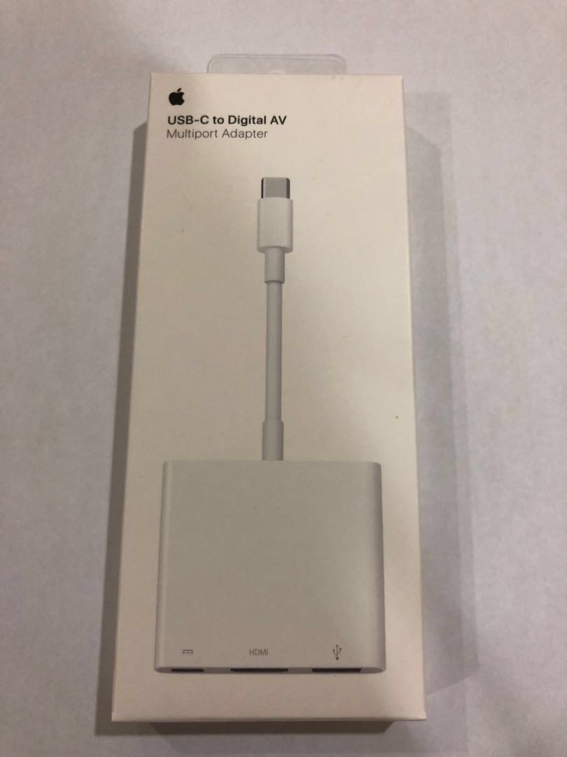 Apple USB-C to Digital AV Multiport Adapter, Computers & Tech, Parts & Accessories, Cables ...