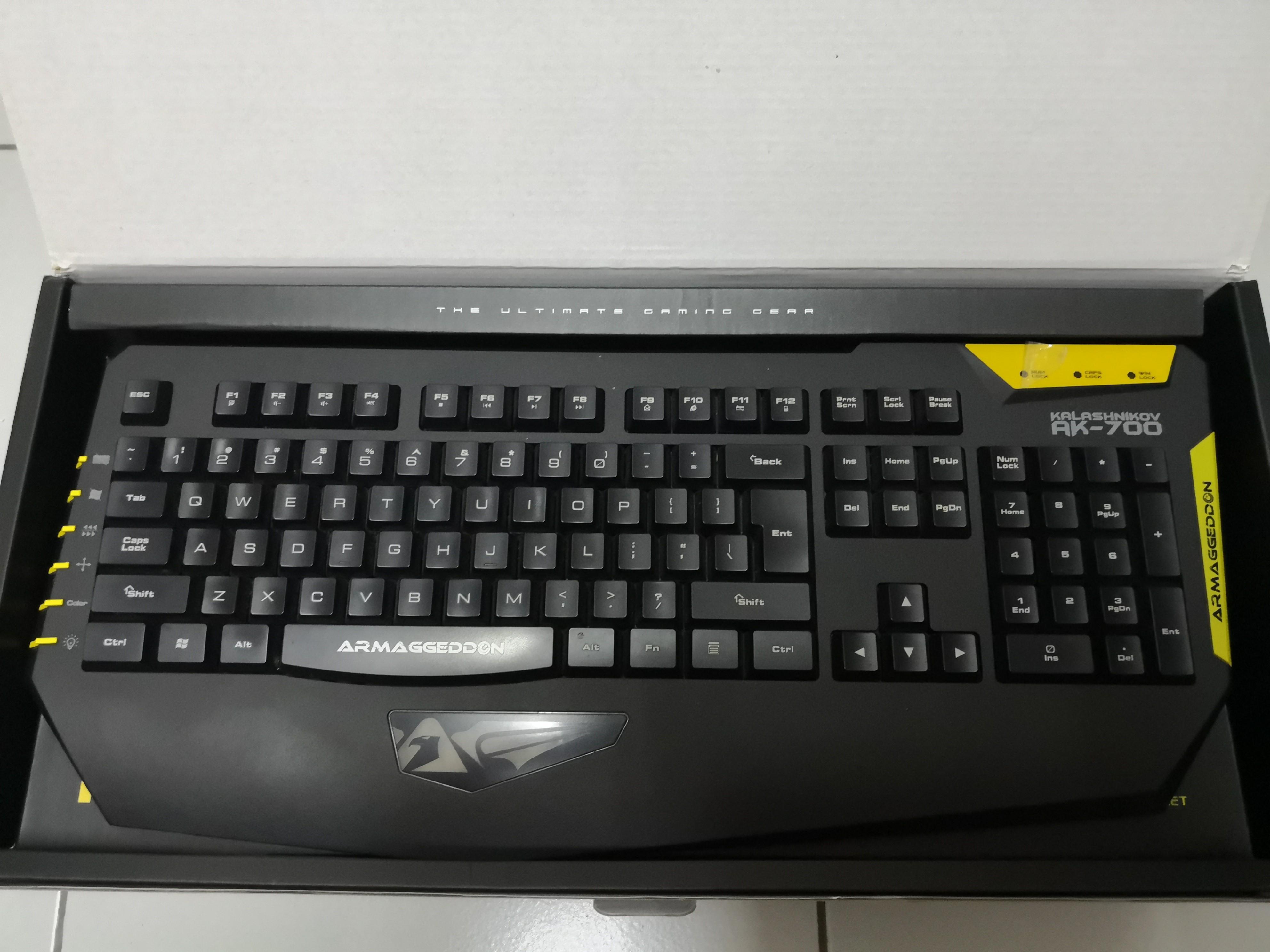 Armageddon Keyboard AK7000, Electronics, Computer Parts & Accessories ...