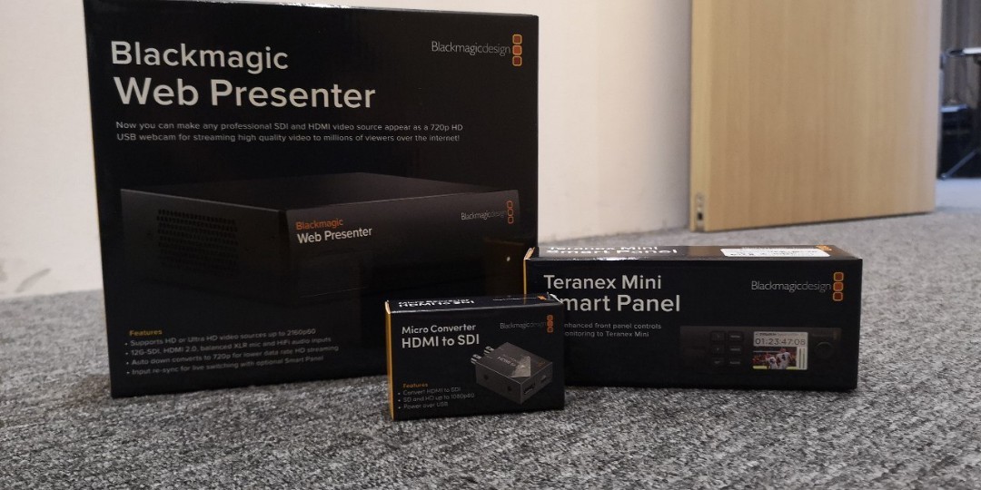 Black Magic Web Presenter, Photography, Video Cameras on Carousell