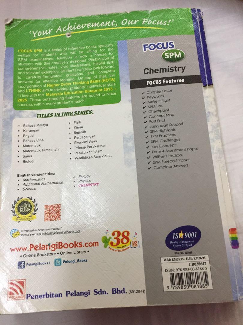 Chemistry forms 4 and 5, Hobbies & Toys, Books & Magazines, Textbooks ...