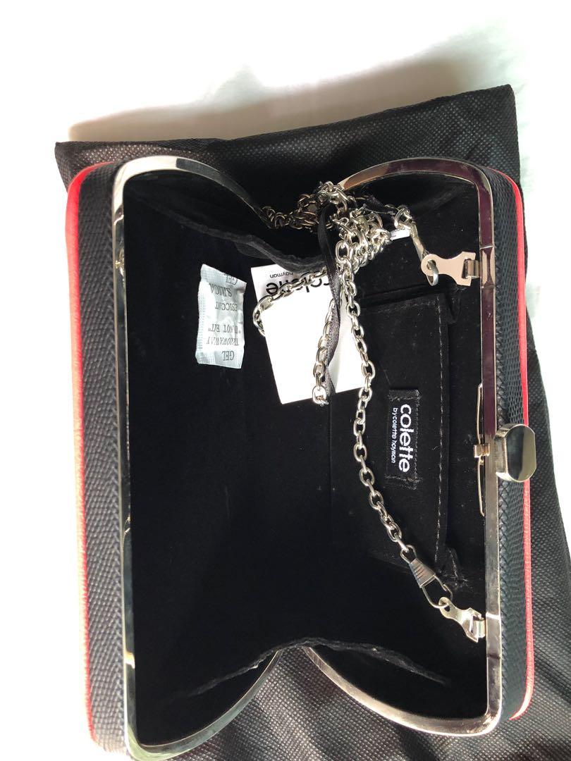 Colette red clutch (BNWT), Women's Fashion, Bags & Wallets, Clutches on ...