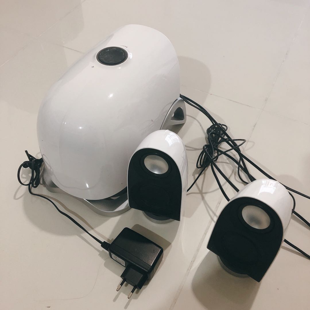 Edifier E1100 MKII predator 2.1 speaker system - white, Audio ...