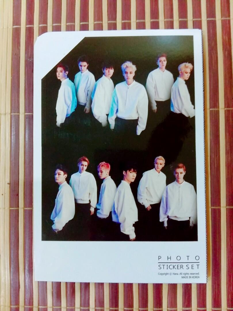 EXO Sticker Set, Hobbies & Toys, Collectibles & Memorabilia, K-Wave on ...