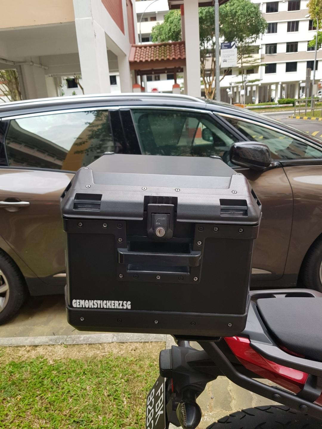 Hepco & Becker 45L box with baseplate, Motorcycles, Motorcycle ...