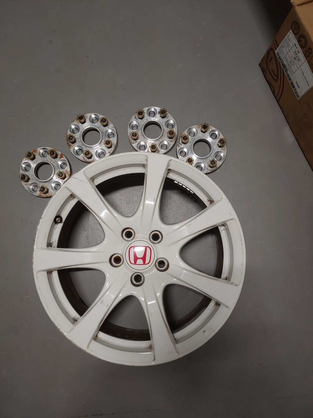 Honda Civic Type-R Rims (FD2R), Car Accessories, Tyres & Rims on Carousell