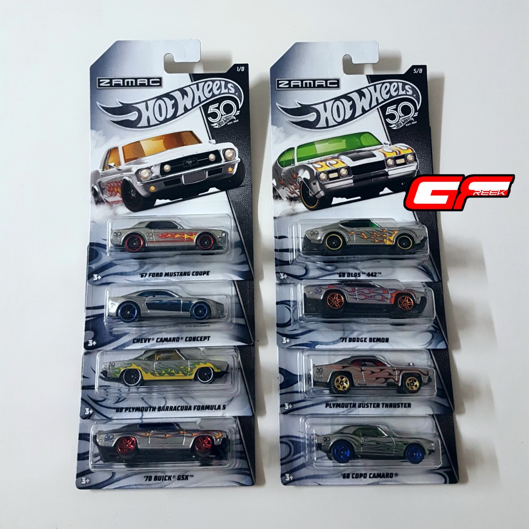 HOT WHEELS ZAMAC 50TH ANNIVERSARY, Hobbies & Toys, Toys & Games on ...