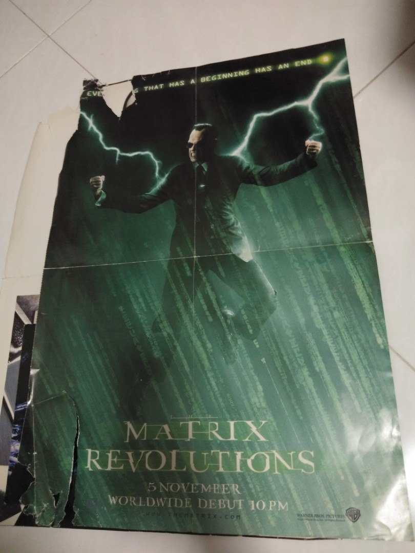 Matrix poster, Hobbies & Toys, Memorabilia & Collectibles, Religious ...