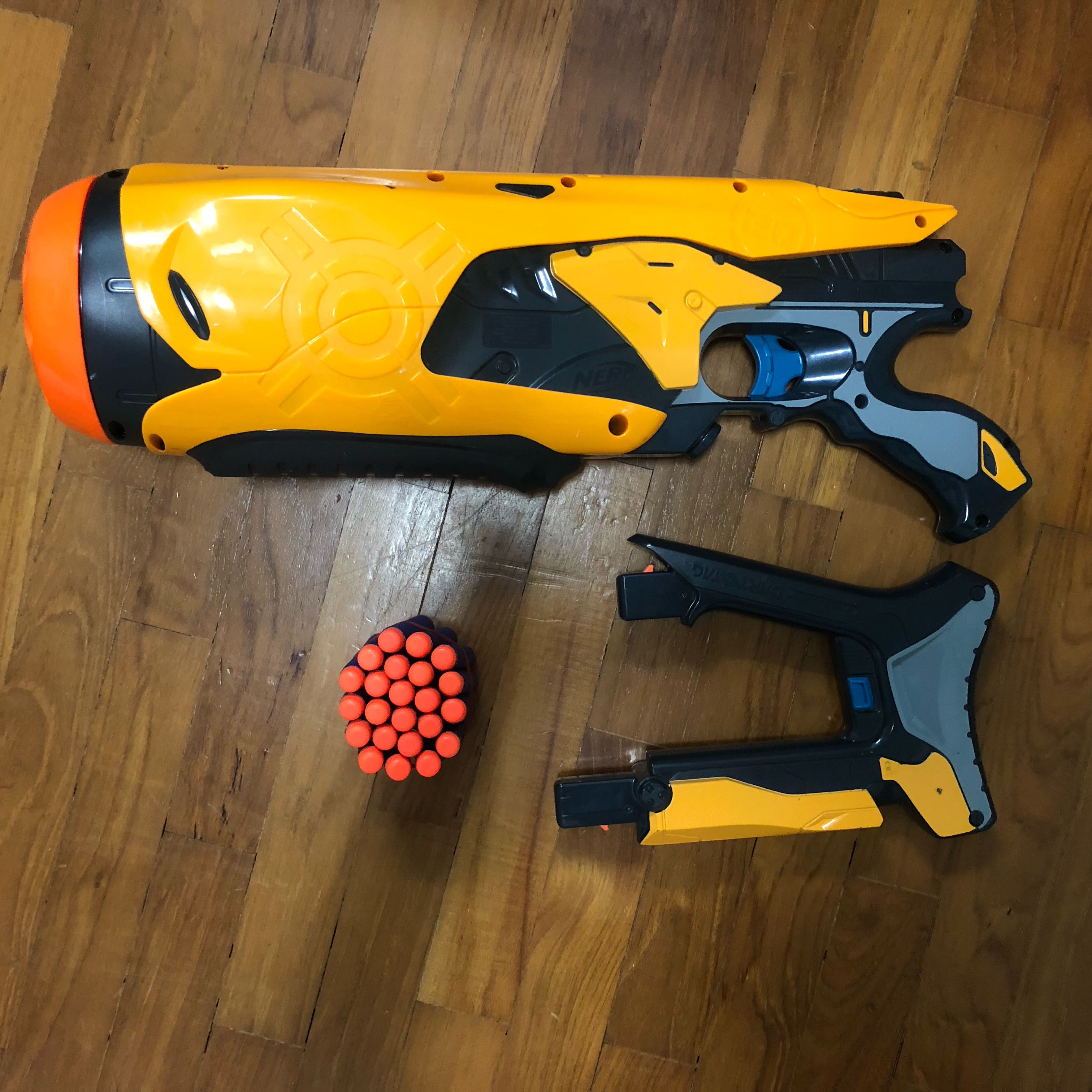 Nerf swarmfire blaster, Hobbies & Toys, Toys & Games on Carousell