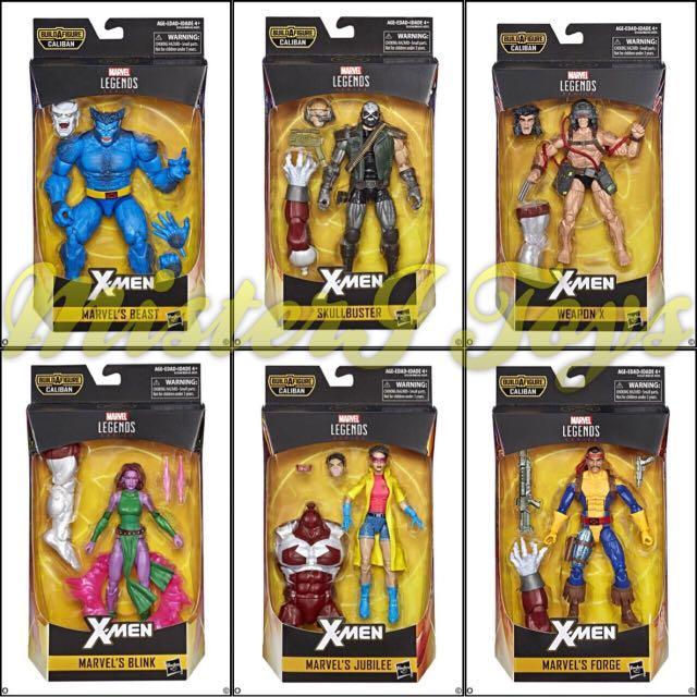 *Pre Order* Marvel Legends X-men Caliban Wave Complete Set of 6 ...
