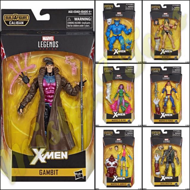 *Pre Order* Marvel Legends X-men Caliban Wave Complete Set of 7 ...