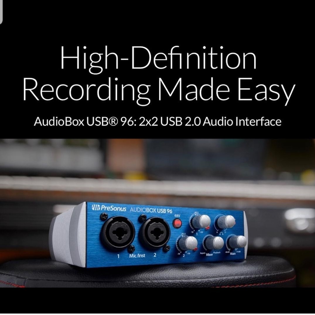 PreSonus AudioBox USB 96 USB Audio Interface, Computers & Tech, Parts ...