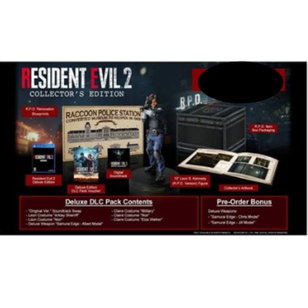 RESIDENT EVIL 2 Collector's Edition, Video Gaming, Video Games, PlayStation on Carousell