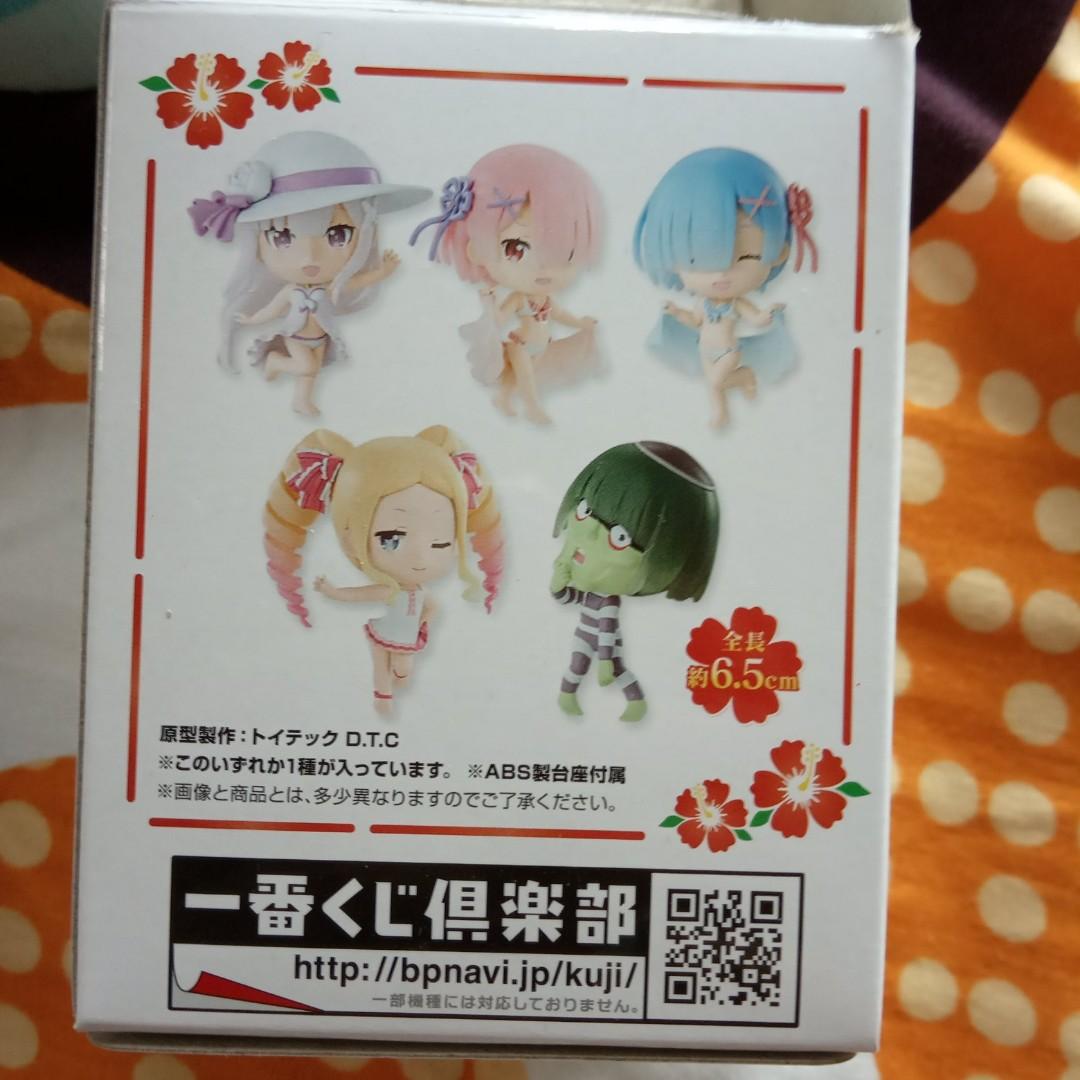 Rezero mini figure, Entertainment, J-pop on Carousell