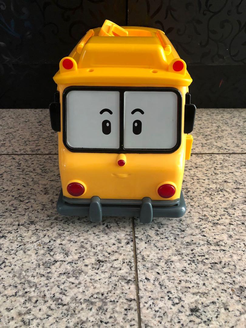 Robocar Poli School Bus Carrier, Hobbies & Toys, Toys & Games on Carousell
