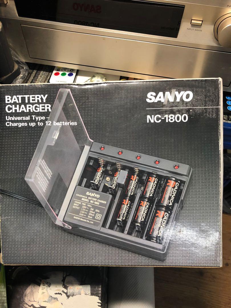 Sanyo NC-1800 Battery changers, Everything Else on Carousell