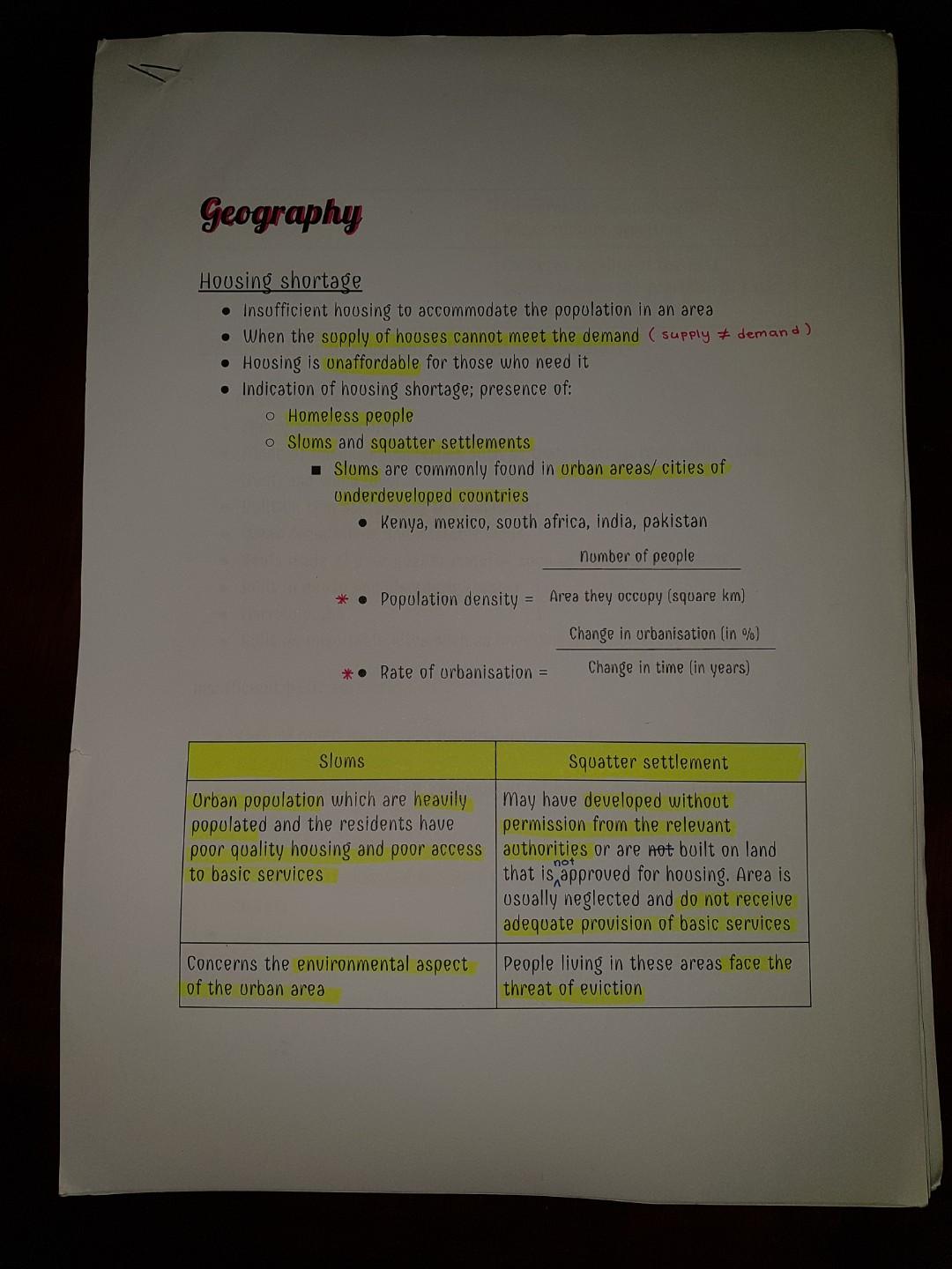 Secondary 2 geography notes, Hobbies & Toys, Books & Magazines ...