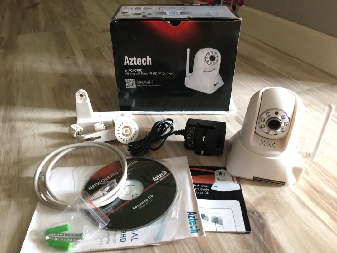 Selling Aztech WIPC409HD IP camera, Furniture & Home Living, Security ...