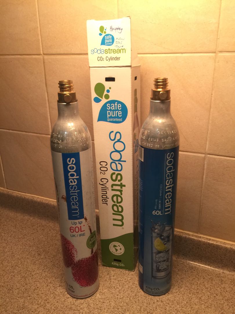 Sodastream spare co2 tanks, Home Appliances, Kitchenware on Carousell