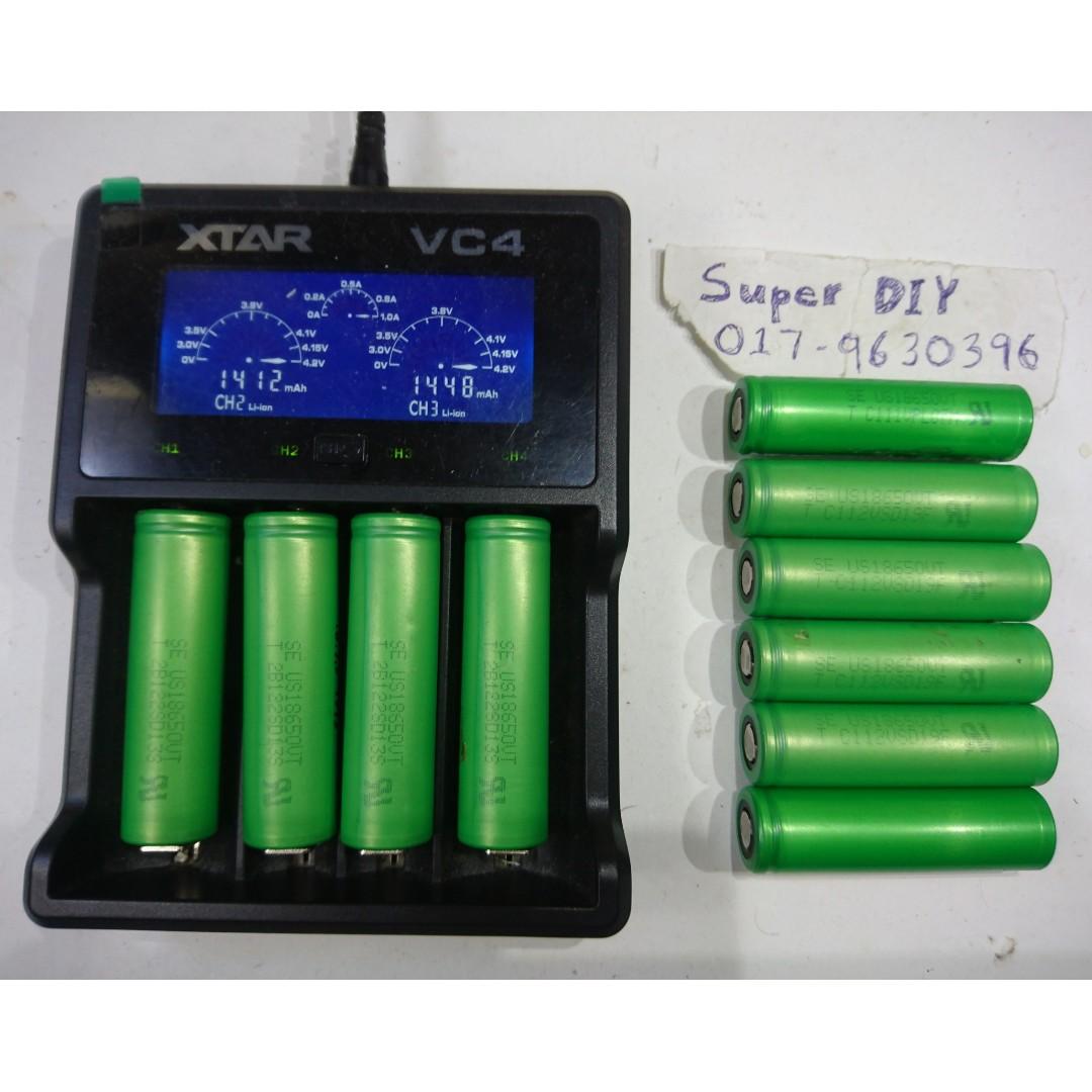 Sony US 18650 VT 3.7V 1300mAh Rechargeable Li-ion High Power Vape ...
