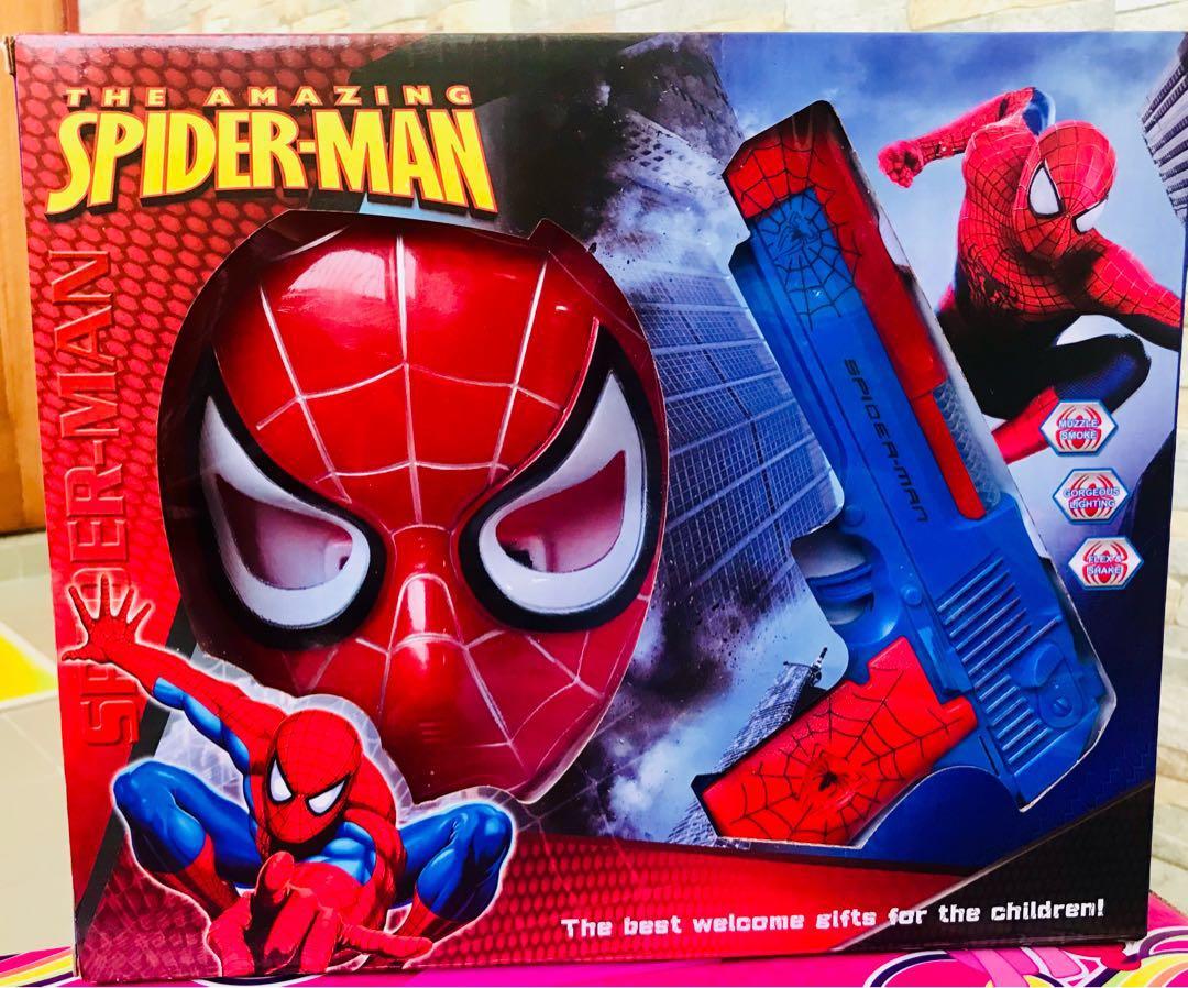 Spiderman Gun Set, Hobbies & Toys, Toys & Games on Carousell