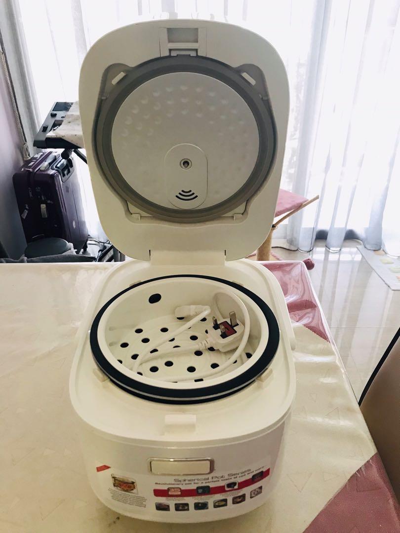 TEFAL 1.8L RICE COOKER (FUZZY SPHERICAL POT RK8145), TV & Home ...